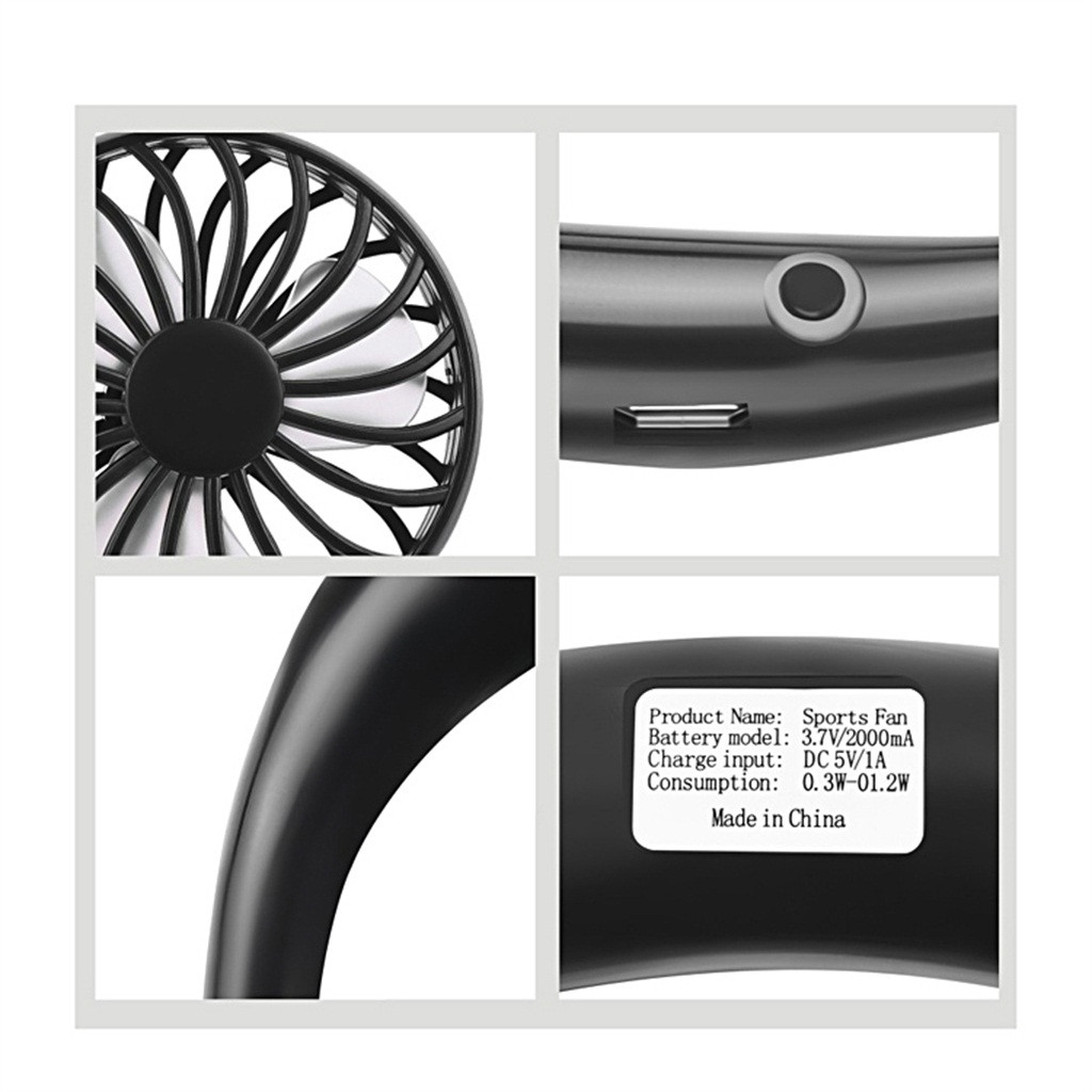 Student Desktop Fan | Portable Charging Fan